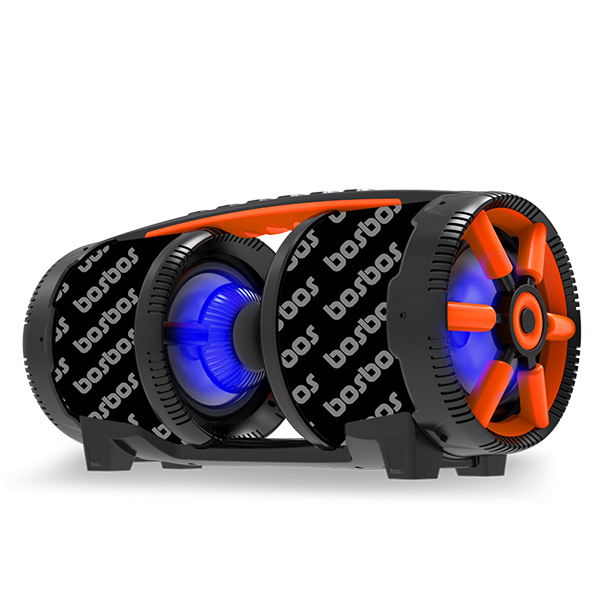 Bosbos P-13 Fusion Wireless Speaker - Black Orange