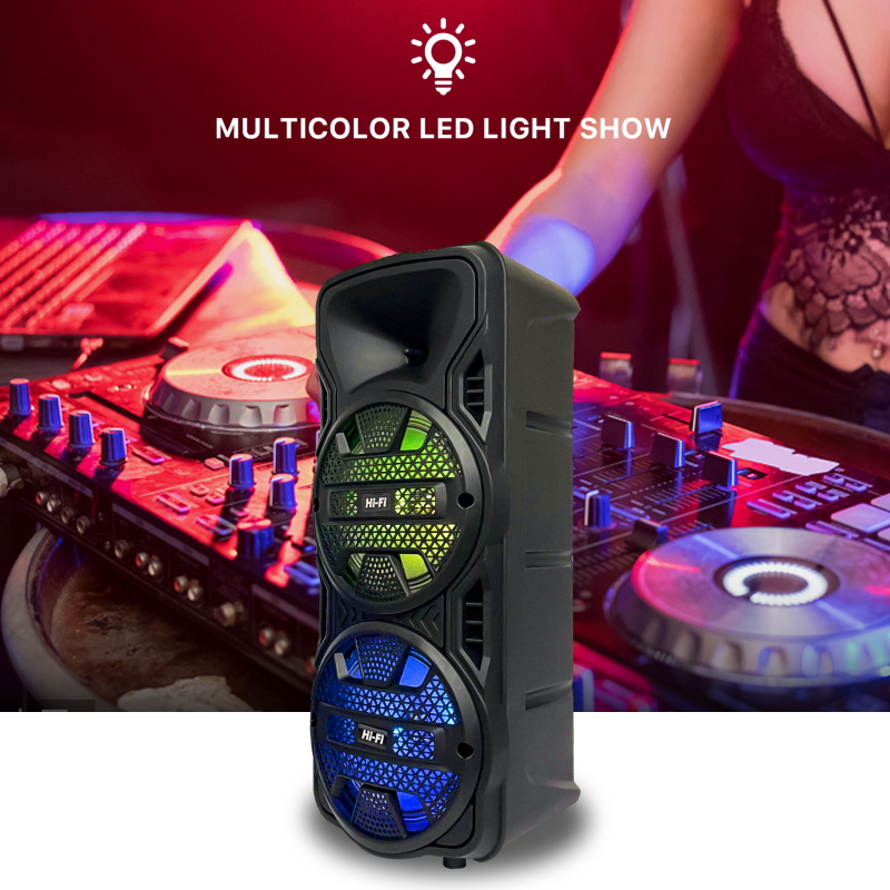 MyBat Pro Salsa LED Bluetooth Speaker - Black